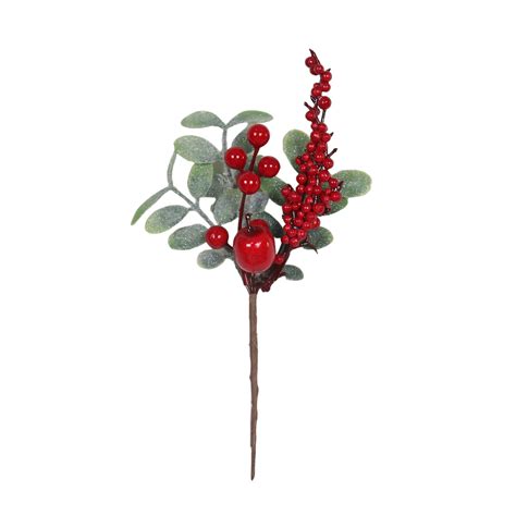 Red Berries And Apple Pick 23cm Southwood Garden Centre