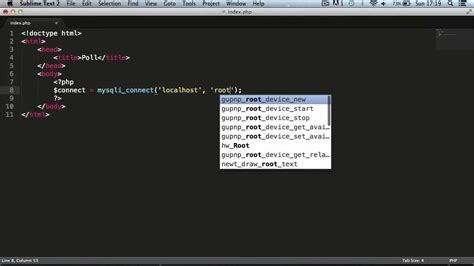 How To Make A Poll With Php And Sql Part 1 Youtube