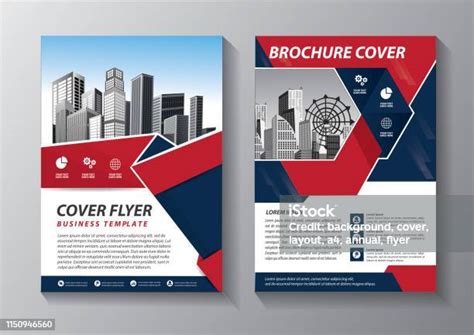 브로셔 디자인 현대적인 레이아웃 연례 보고서 포스터 다채로운 삼각형으로 A4의 전단지 기술 과학 밝은 배경으로 시장에 대 한 기하학적 모양 A4 용지에 대한 스톡 벡터 아트