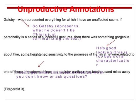 Introduction To Annotation Ppt