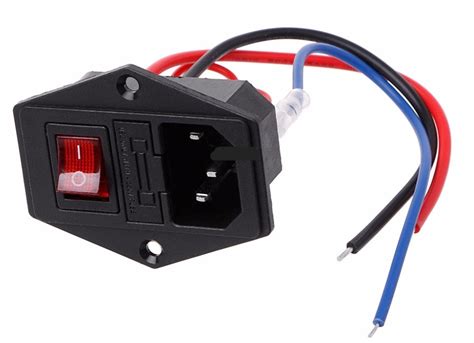 Prewired Switched Iec Mains Socket — Pmd Way