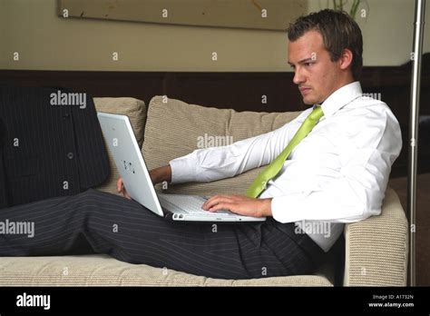 Man With A Notebook Stock Photo Alamy