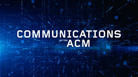 Communications Of The Acm