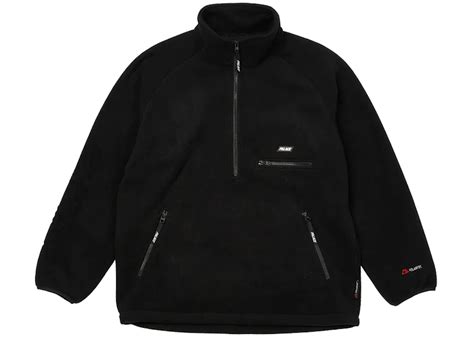 Palace Polartec Lazer Outer 12 Zip Black Mens Fw22 Us
