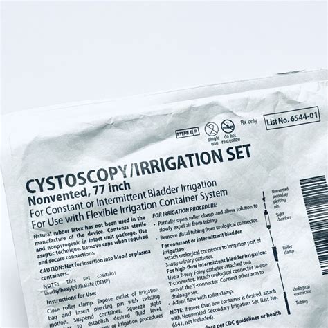 New Icu Medical 6544 01 Cystoscopyirrigation Set Nonvented 77 Inch