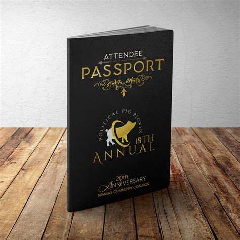 Create Attendee Passport For Local Political Forum Postcard Flyer Or