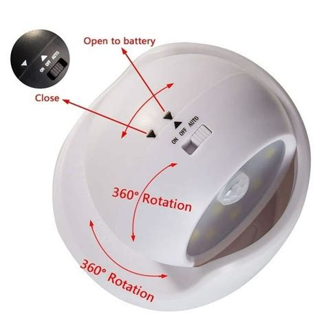 Battery Operated 360 Indoor Outdoor Garden Motion Sensor Ge 360 Degree
