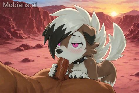 Rule 34 Ai Generated Anthro Blowjob Lycanroc Lycanroc Midnight Mobians Ai Pokemon Species