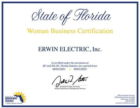 Wmbe Certifications Erwin Electric