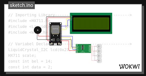 Load Cell Study Case Wokwi ESP32 STM32 Arduino Simulator