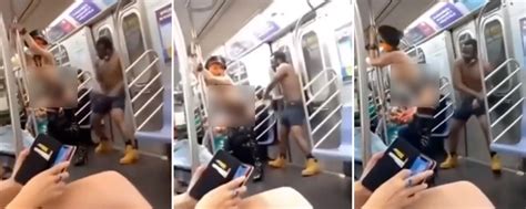 Putting The Sub In Subway Attention Seeking Couple Turn Train Car Into Their Personal Sex