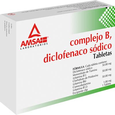 Complejo B Diclofenaco SÓdico Medicamentos Plm