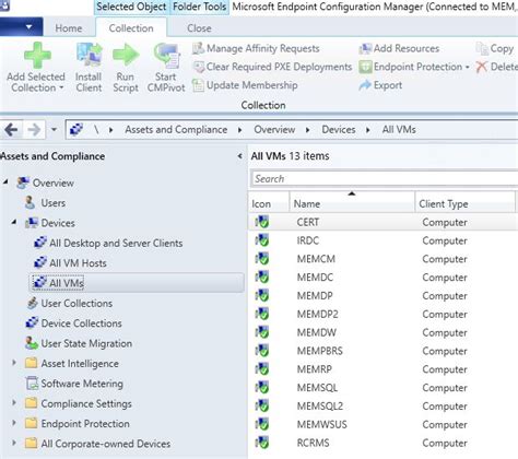 vm collections ask garth