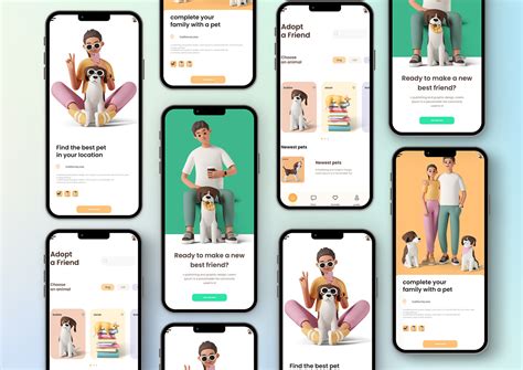 Pet Store UI UX Design Mobile App UI Design Behance