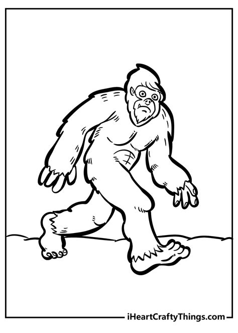 14 Bigfoot Coloring Pages ImohSayyam
