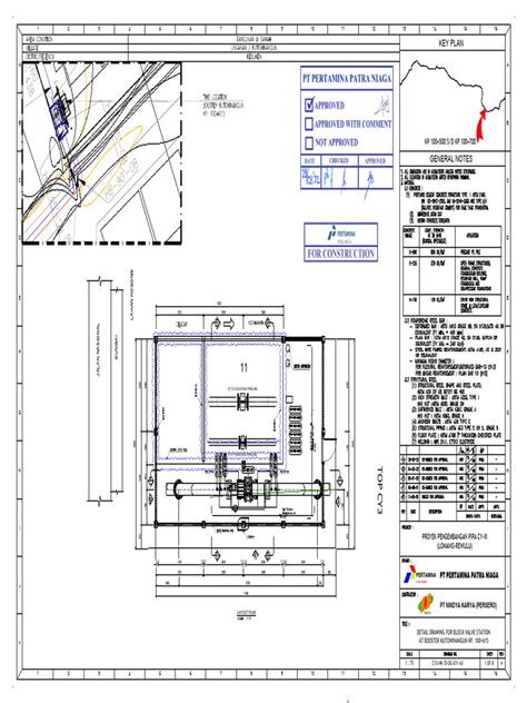 Cy3 Nk 70 Dg 011 A3 Rev 4 Detail Drawing For Block Valve Station C Booster Kutowinangun
