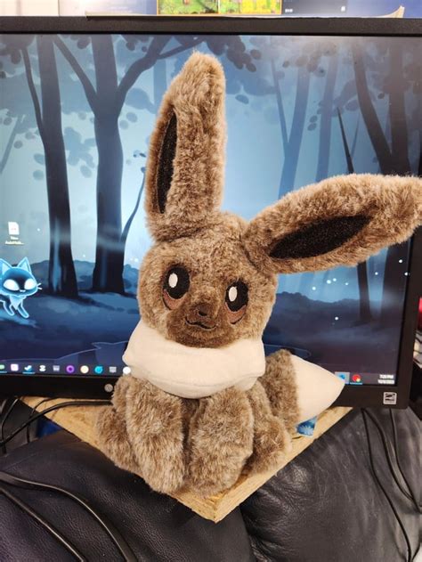 Hand Made Eevee Plushie R Sewingforbeginners