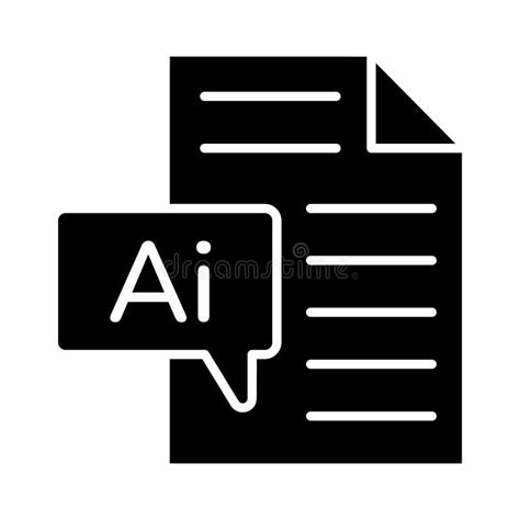 Generative Ai Report Icon Stock Illustration Illustration Of Report 363570068
