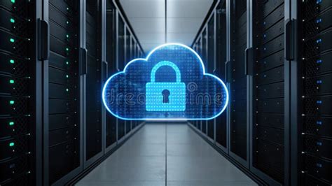 High Security Cloud Data Storage Featuring Encrypted Server With Lock