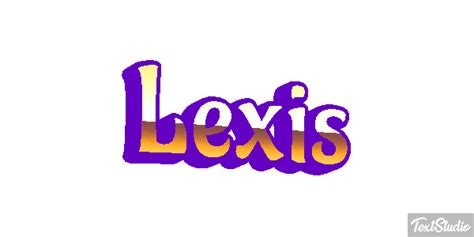 Lexis Name Animated  Logo Designs
