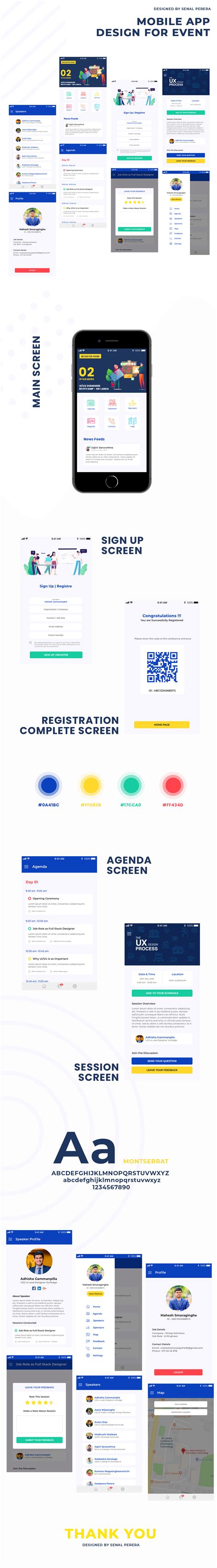 Event Mobile App UI Ux Designing On Behance