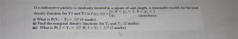 solved if a radioactive particle is randomly located in a