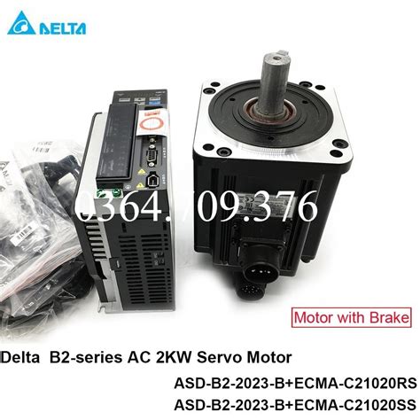 Bộ điều khiển động cơ servo Delta 2kw ASD B2 2023 B 6 37nm 3000rpm