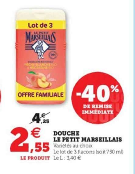 Promo Douche Le Petit Marseillais Chez Super U Icatalogue Fr