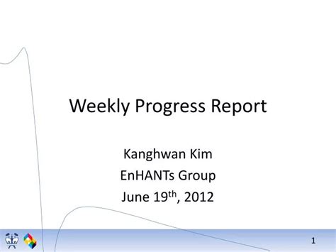 PPT Weekly Progress Report PowerPoint Presentation Free Download ID 6967636