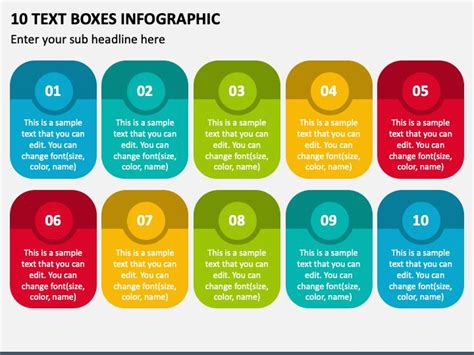 Colorful Text Boxes Infographic Free Download