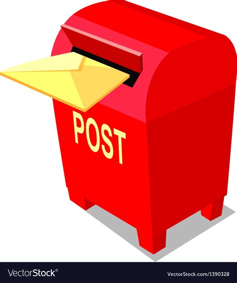 Icon Post Box Royalty Free Vector Image VectorStock