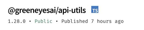 Greeneyesai On Linkedin Opensource Api Nodejs Npm