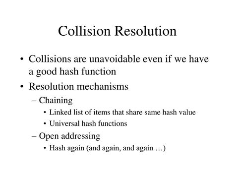 Ppt Hash Tables Powerpoint Presentation Free Download Id3569722