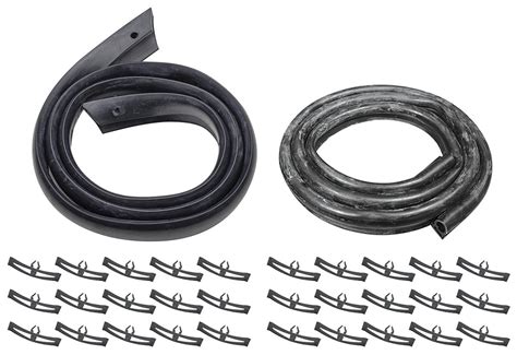 Seal Kit Hood To Cowl 1968 69 Chevelleel Camino Wclips Rubber