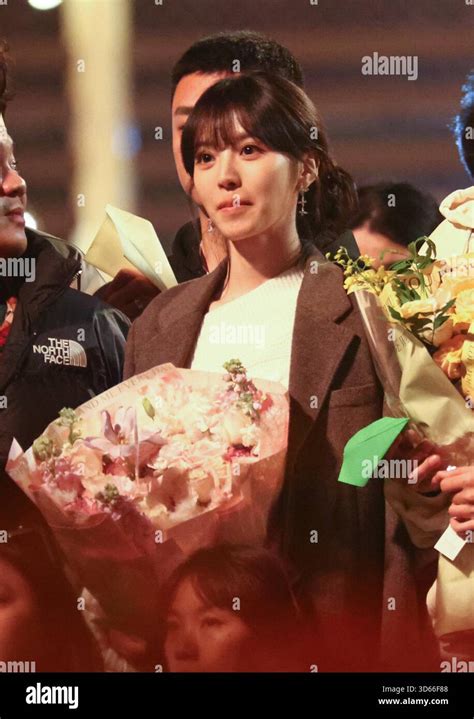 Chinese Actress Tian Xiwei In Qingdao City East Chinas Shandong