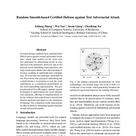 Random Smooth Based Certified Defense Against Text Adversarial Attack