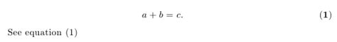 Formatting How To Style Equation Label And Reference Differently TeX LaTeX Stack Exchange