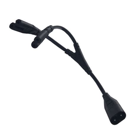 R Y แยกสายไฟ C8 ถึง 2 C7 Iec320 2pin รูป 8 ชาย 2 หญิงสายไฟ Shopee Thailand