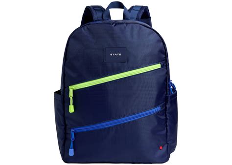 State X Loveshackfancy Kane Double Pocket Backpack Ripstop Navy