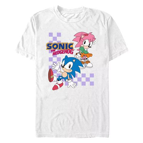 Big And Tall Sonic The Hedgehog Good Vibes Flowing Graphic Tee