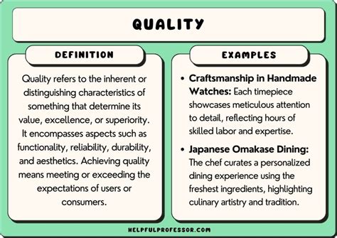 50 Quality Examples Signs Of High Quality 2025