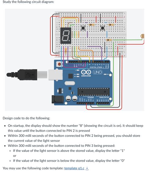 [solved] please use the tinkercad to implement this circuit diagram