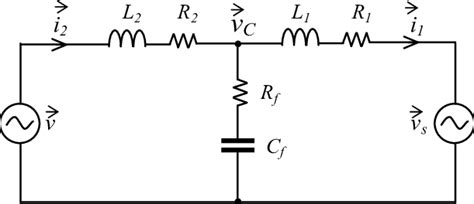 Equivalent Circuit Of Pwm Converter With Lcl Filter Download Scientific Diagram