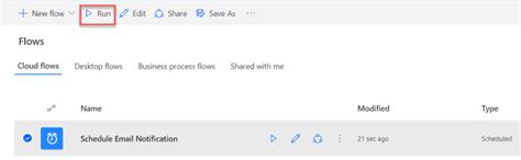 scheduled cloud flow example run flow on a schedule in power automate