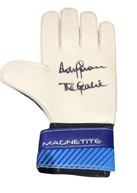 Andy Goram Signed Goalkeepers Glove Mitre Glasgow Rangers Upure Form 1453