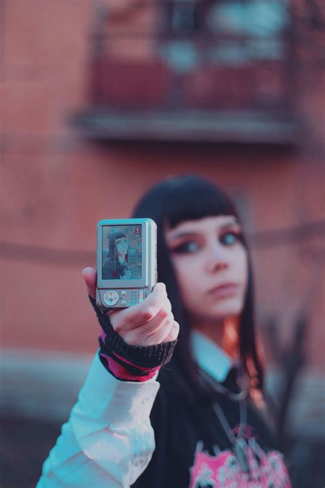 Cute Gothic Girl Selfie Photos Download The Best Free Cute Gothic Girl