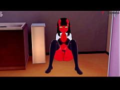 Meru The Succubus Mavis Dracula In The Lockers Room Individual Sex While One Watching