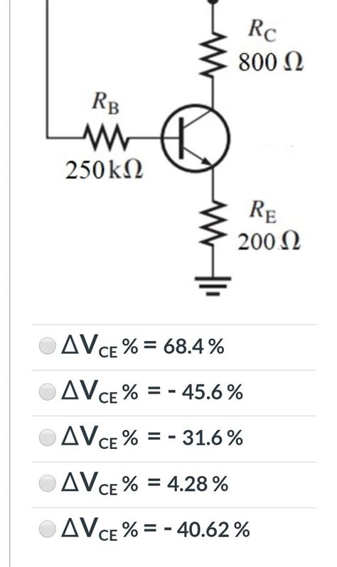 Solved For The Following BJT Biasing Circuit Shown In Figure Chegg