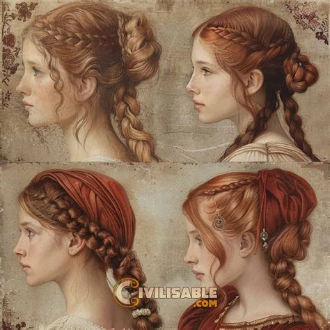 Easy Renaissance Hairstyles Renaissance Hairstyles Women Gumre