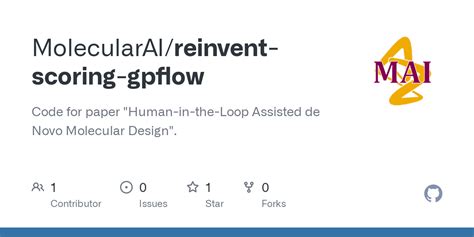 github molecularai reinvent scoring gpflow code for paper human in